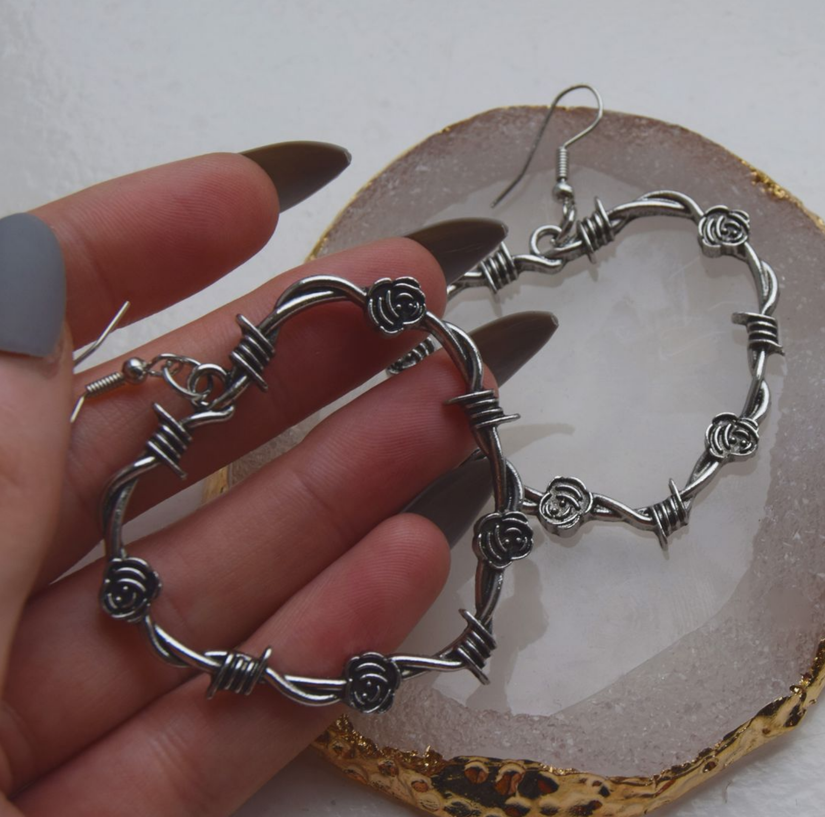 Alternative Earrings ⛧ Occult Patches & Pins