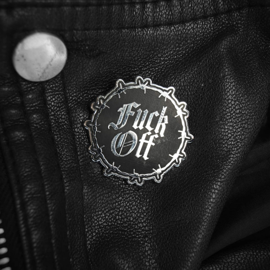 Fuck Off Gothic Enamel Pin Occult Patches And Pins